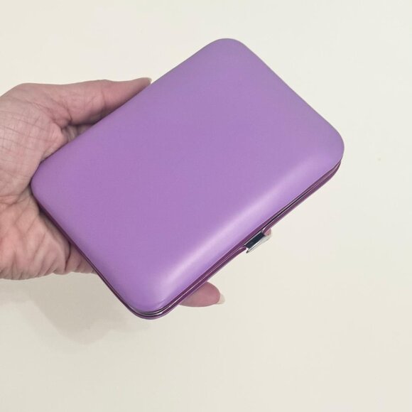 Avon | Makeup | New Purple Travel Case Wmanicure Pedicure Set Nail ...
